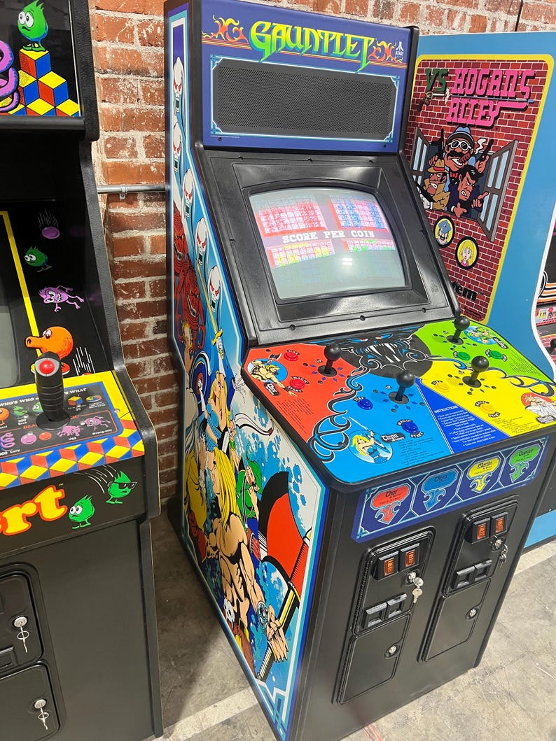 Restored Atari Original Gauntlet Arcade Game Free Shipping - Etsy
