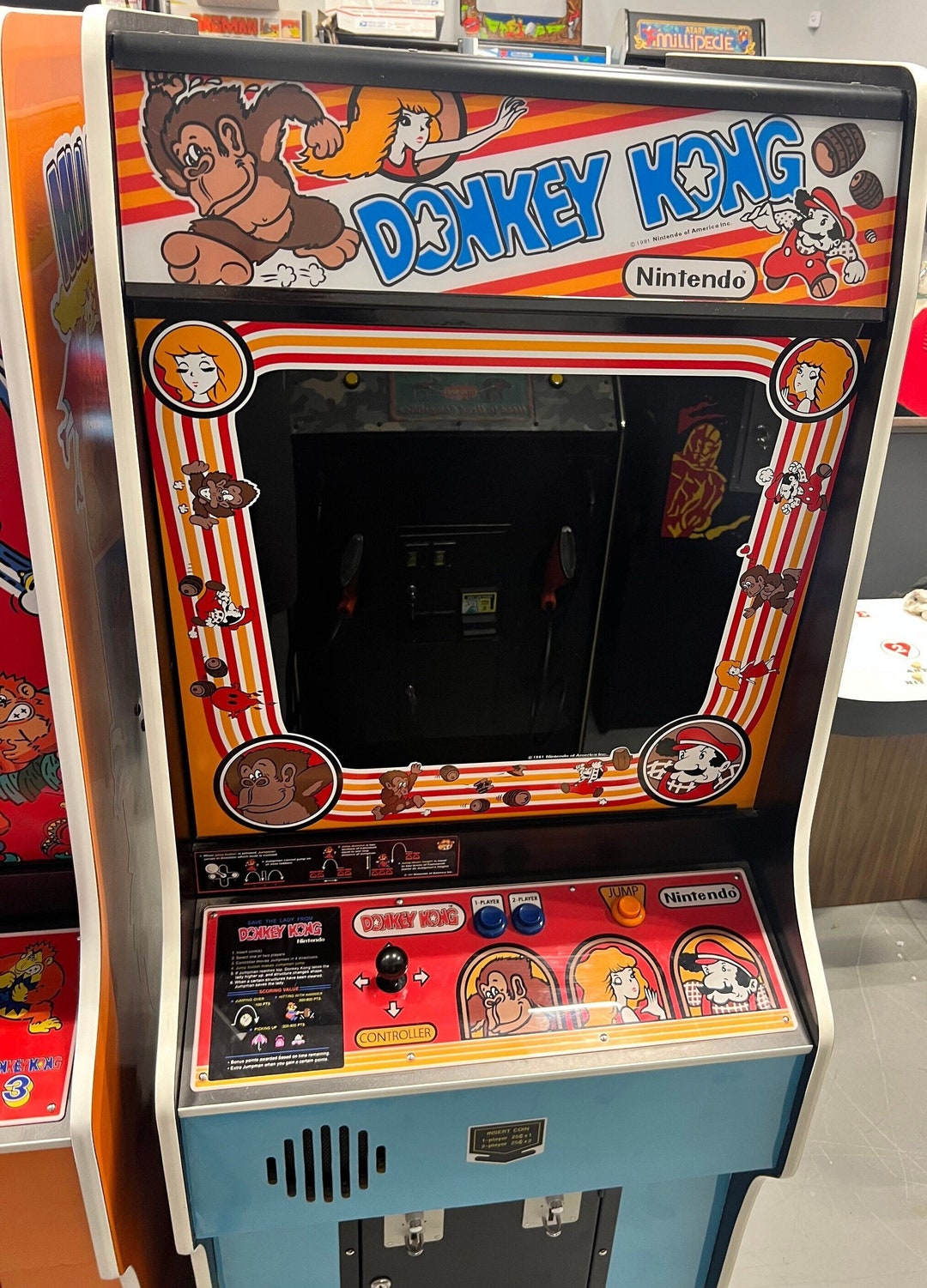 Original Donkey Kong Arcade Game 100 Percent Restored and READY TO SHIP ...