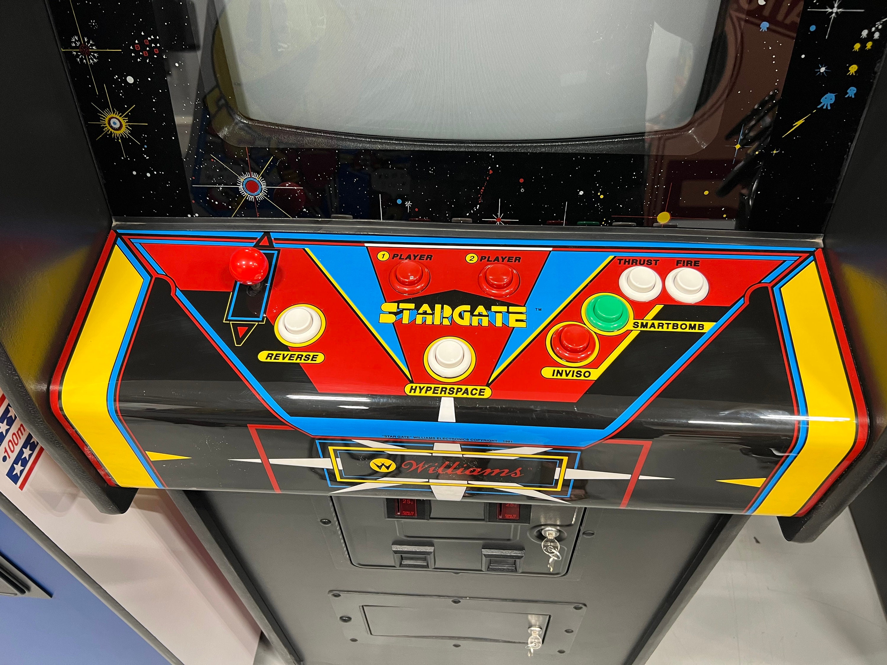 Williams Defender Stargate Arcade Machine Restored and Amazing Ships ...