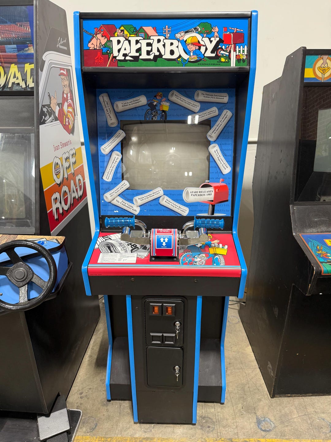 Restored Atari Original Paperboy Arcade Game Free Shipping - Etsy