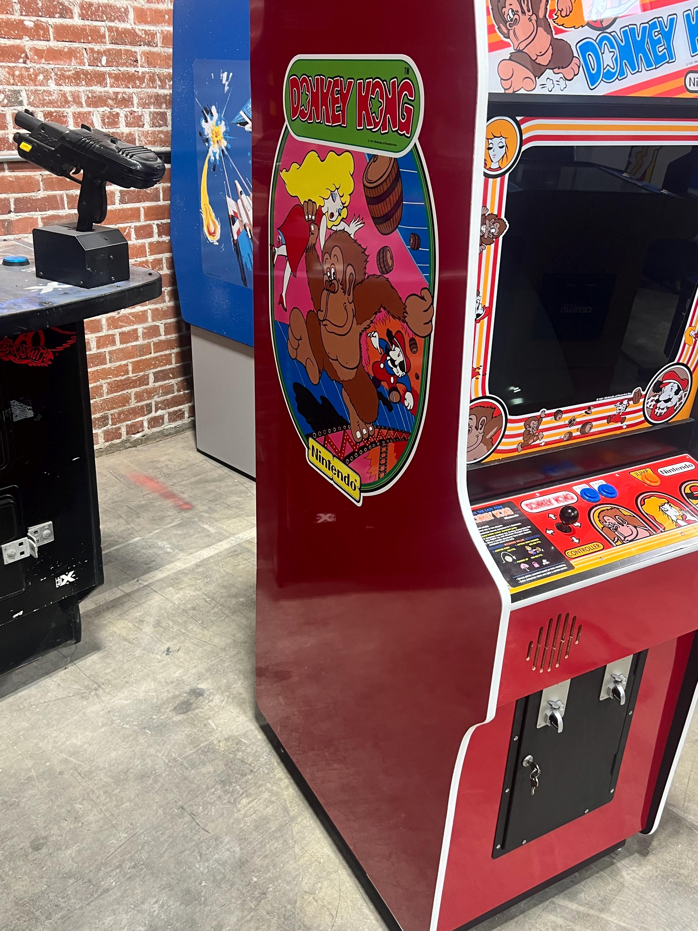 Rare Red Donkey Kong Restored Arcade Machine Very Hard to Find Variant ...