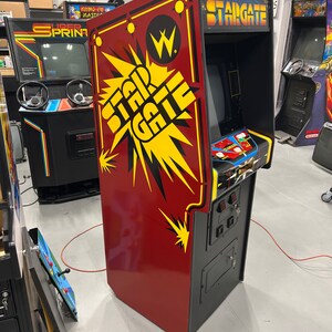 Williams Defender Stargate Arcade Machine Restored and Amazing Ships ...