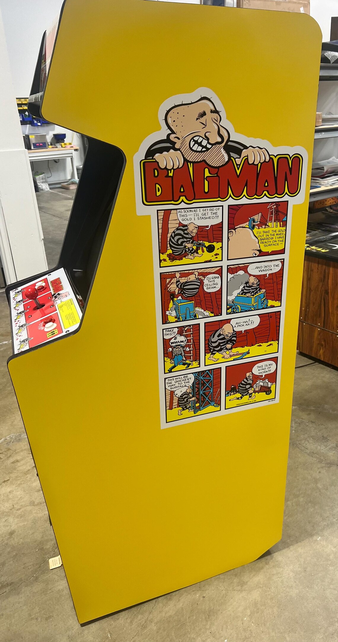 Extremely Rare Stern Bag Man Arcade Game Ready to Ship - Etsy