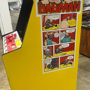 Extremely Rare Stern Bag Man Arcade Game Ready to Ship - Etsy