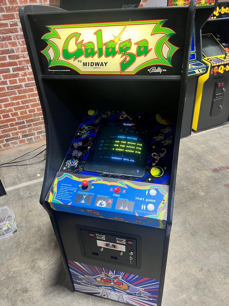 Bally Midway Galaga Restored Arcade Game - Etsy