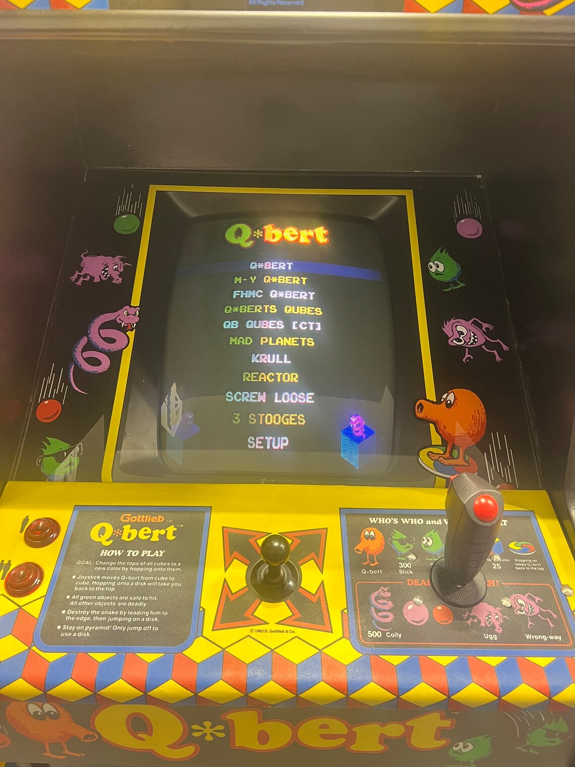 Original 1982 Qbert Arcade Machine EXCELLENT CONDITION! Ships Free! - Etsy