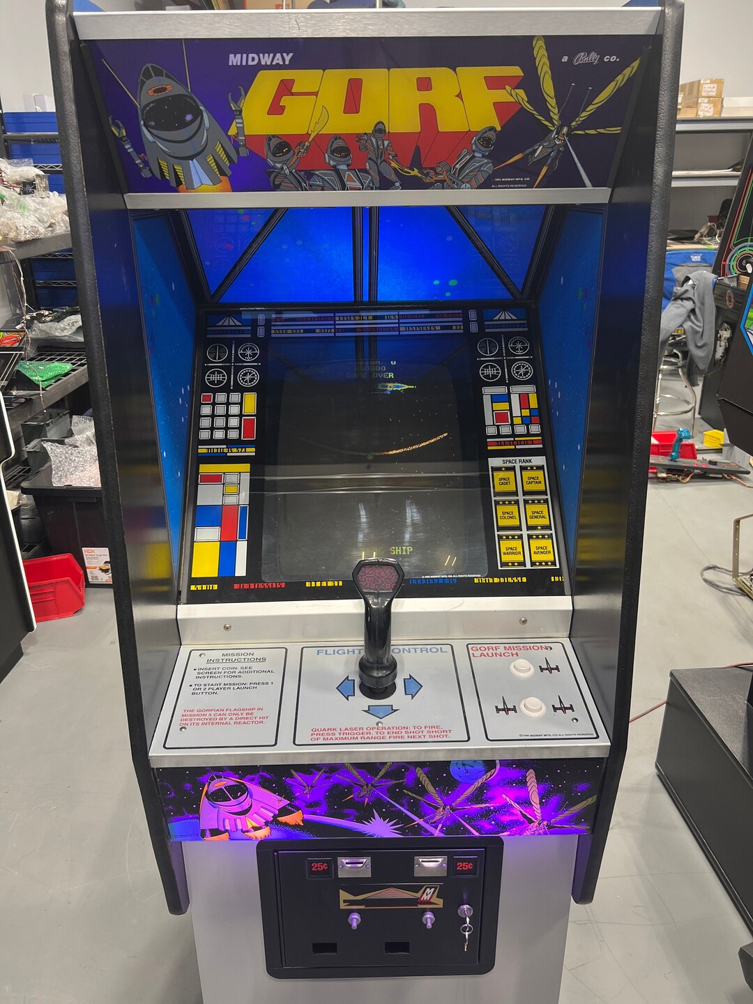 1981 Restored Gorf Arcade Game - Etsy