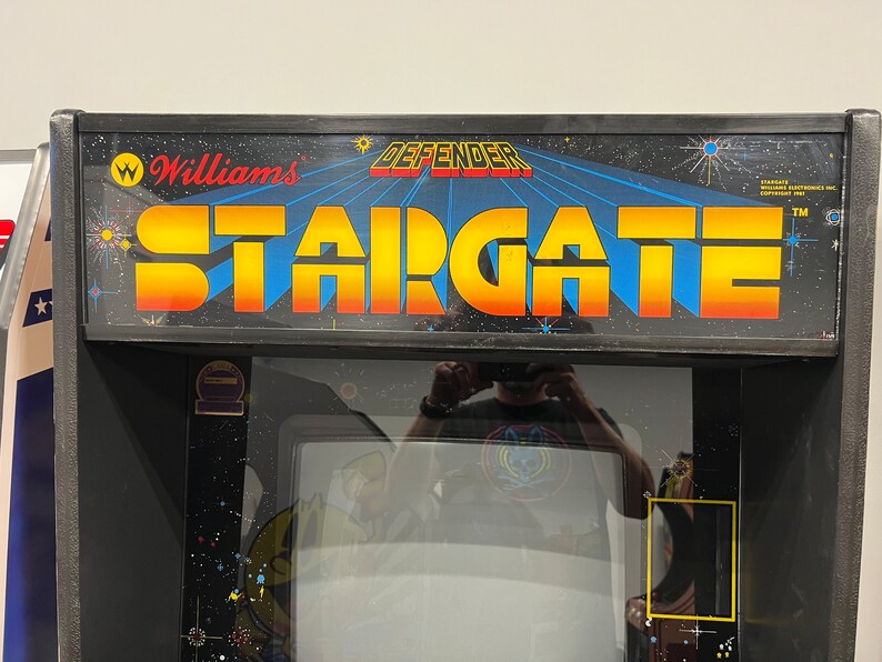 Williams Defender Stargate Arcade Machine Restored and Amazing Ships ...