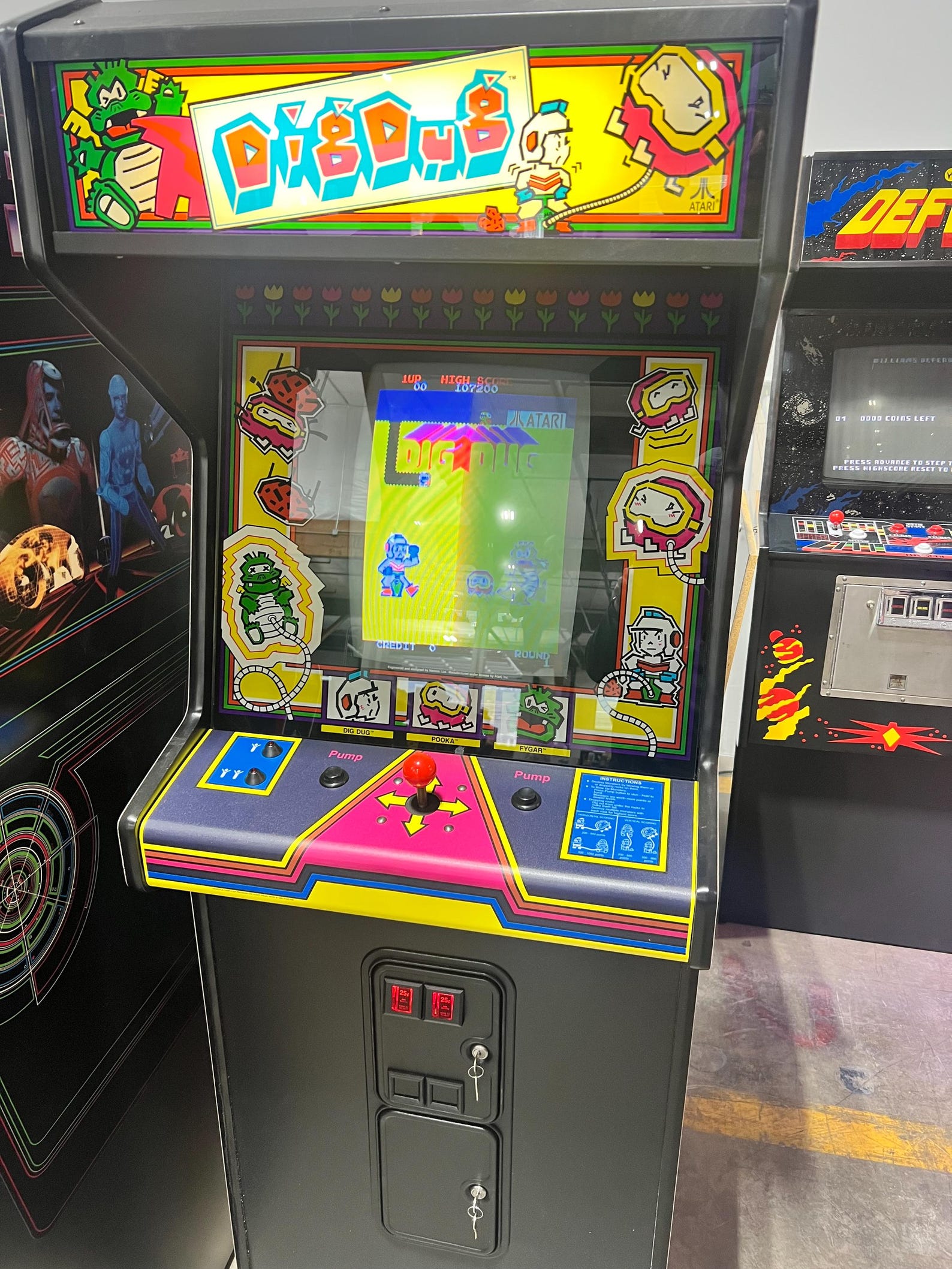 Original Restored Atari Dig Dug Arcade Game - Etsy