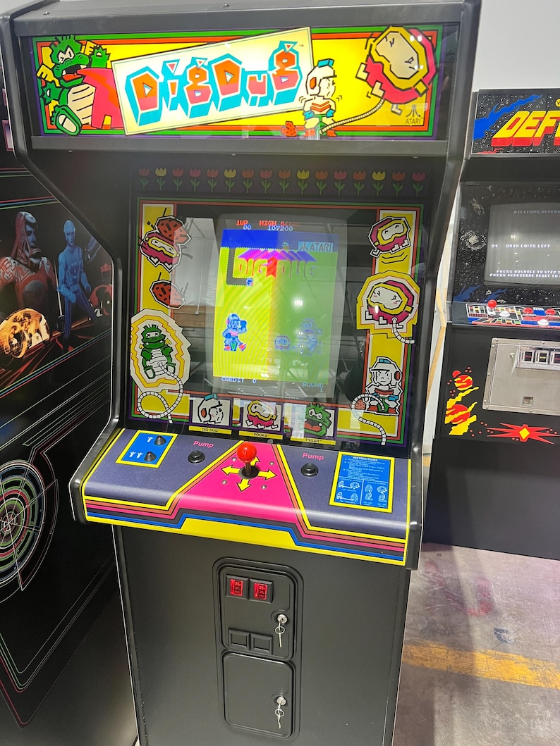 Original Restored Atari Dig Dug Arcade Game - Etsy