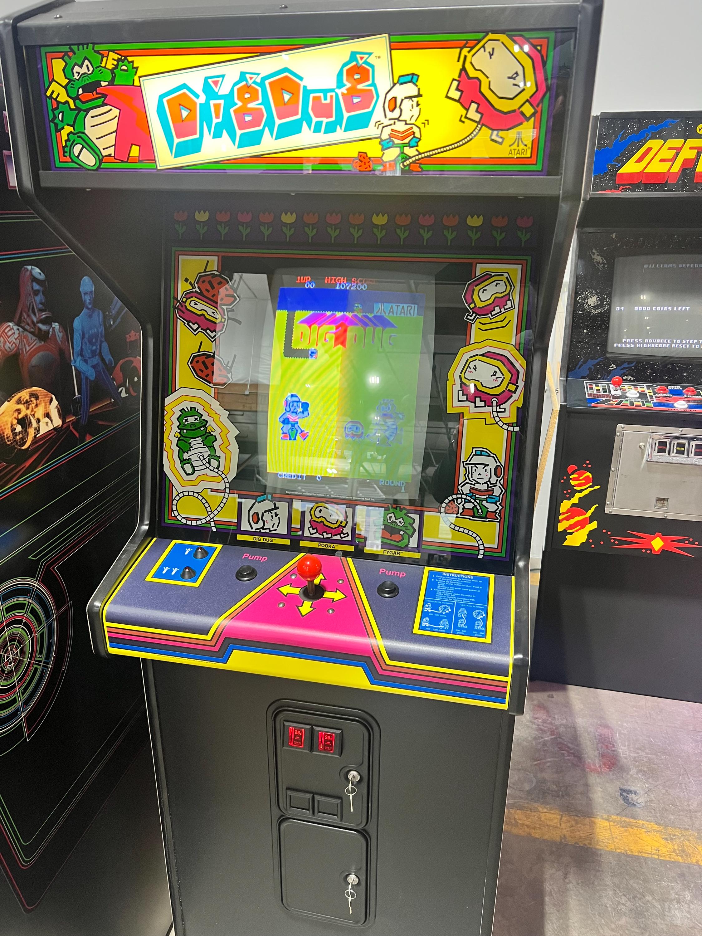 Original Restored Atari Dig Dug Arcade Game - Etsy
