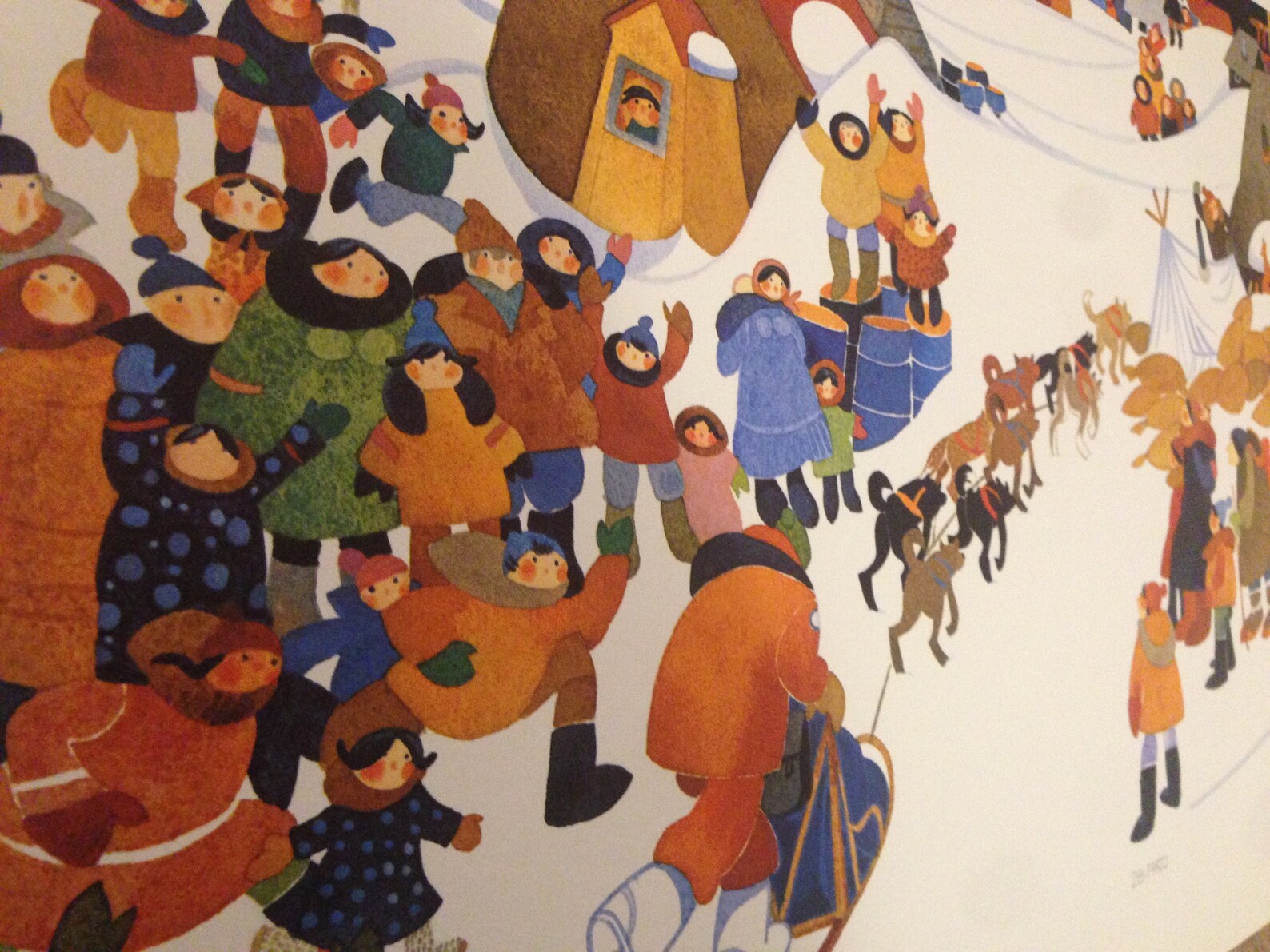 Rie Muñoz Art Print "iditarod, Shaktoolik" -- Signed and Numbered 28/ ...