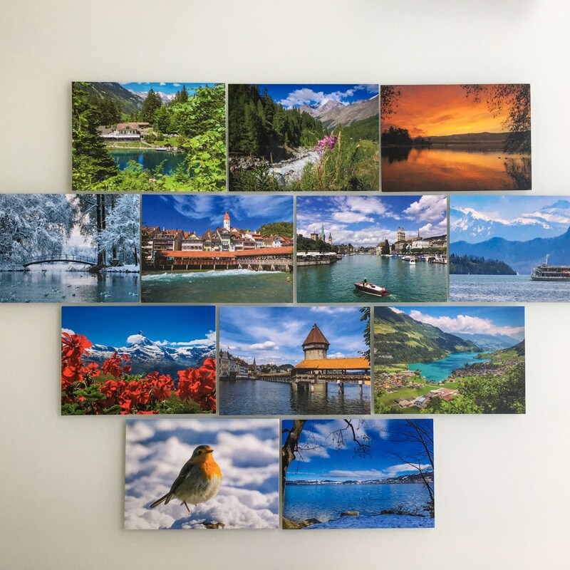 Swiss Postcard - Etsy