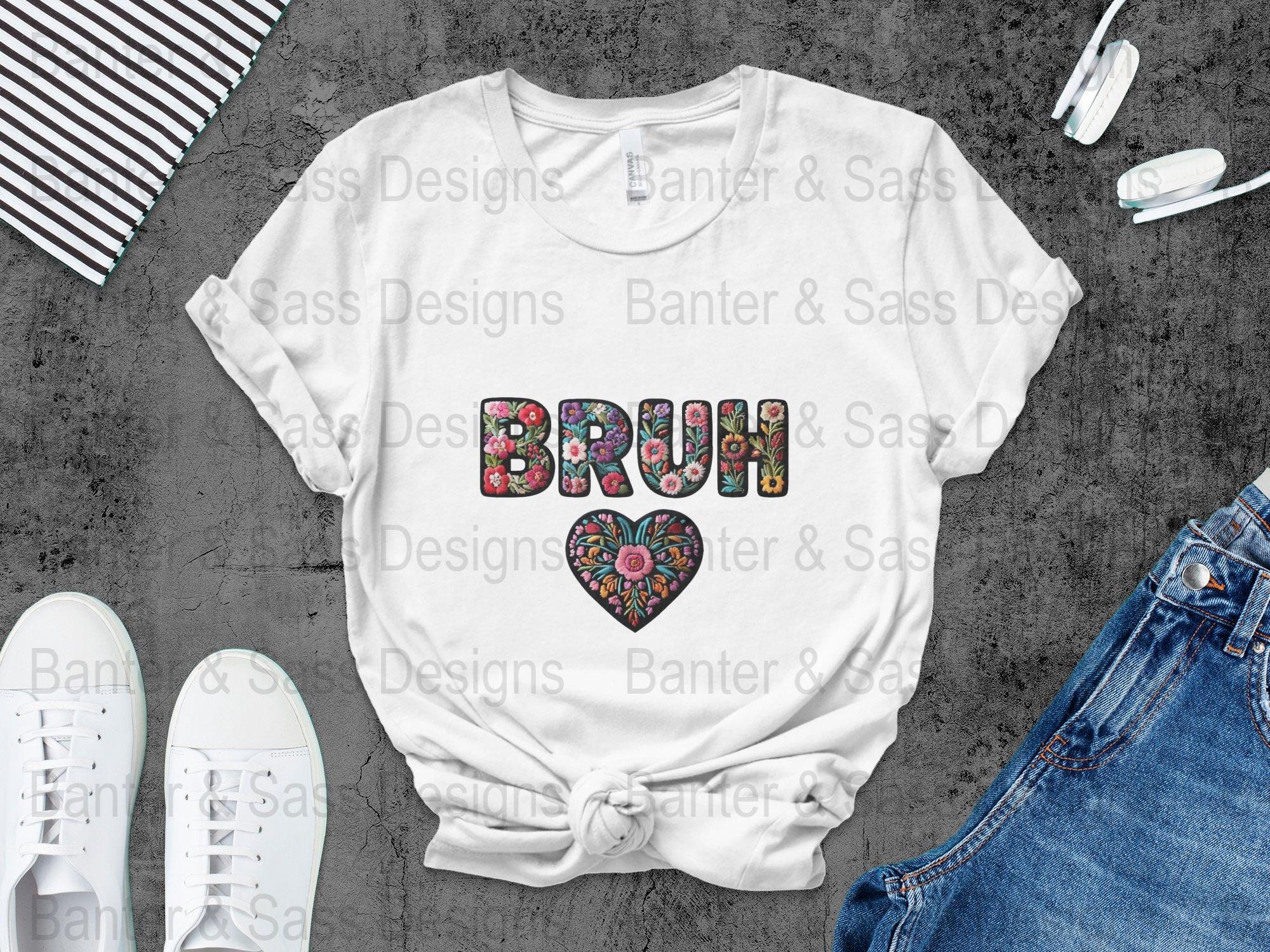 3D Floral Mom PNG, Bruh Design, Digital Mother Bruh Art, Colorful ...