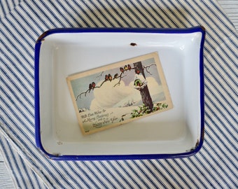 Small Enamel Tray | Etsy