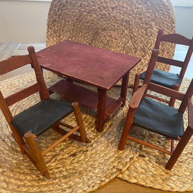 Wooden Doll Table - Etsy