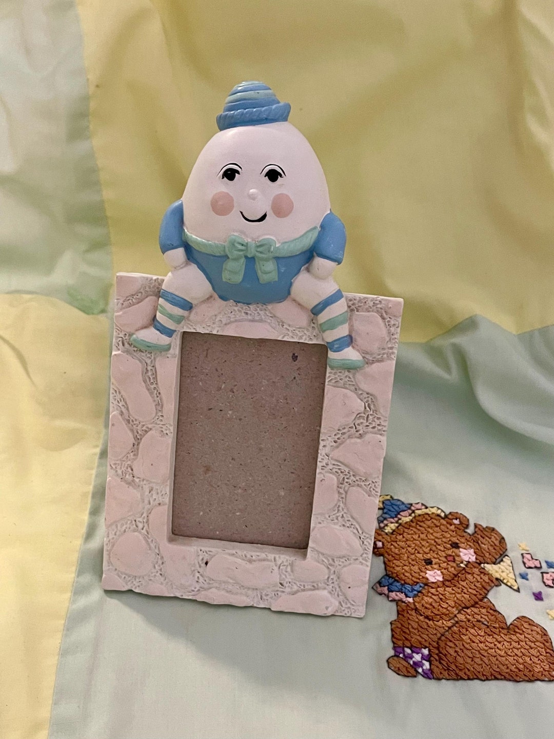 Vintage, Humpty Dumpty, Children's, Table Frame for 3" X 2" Photograph ...