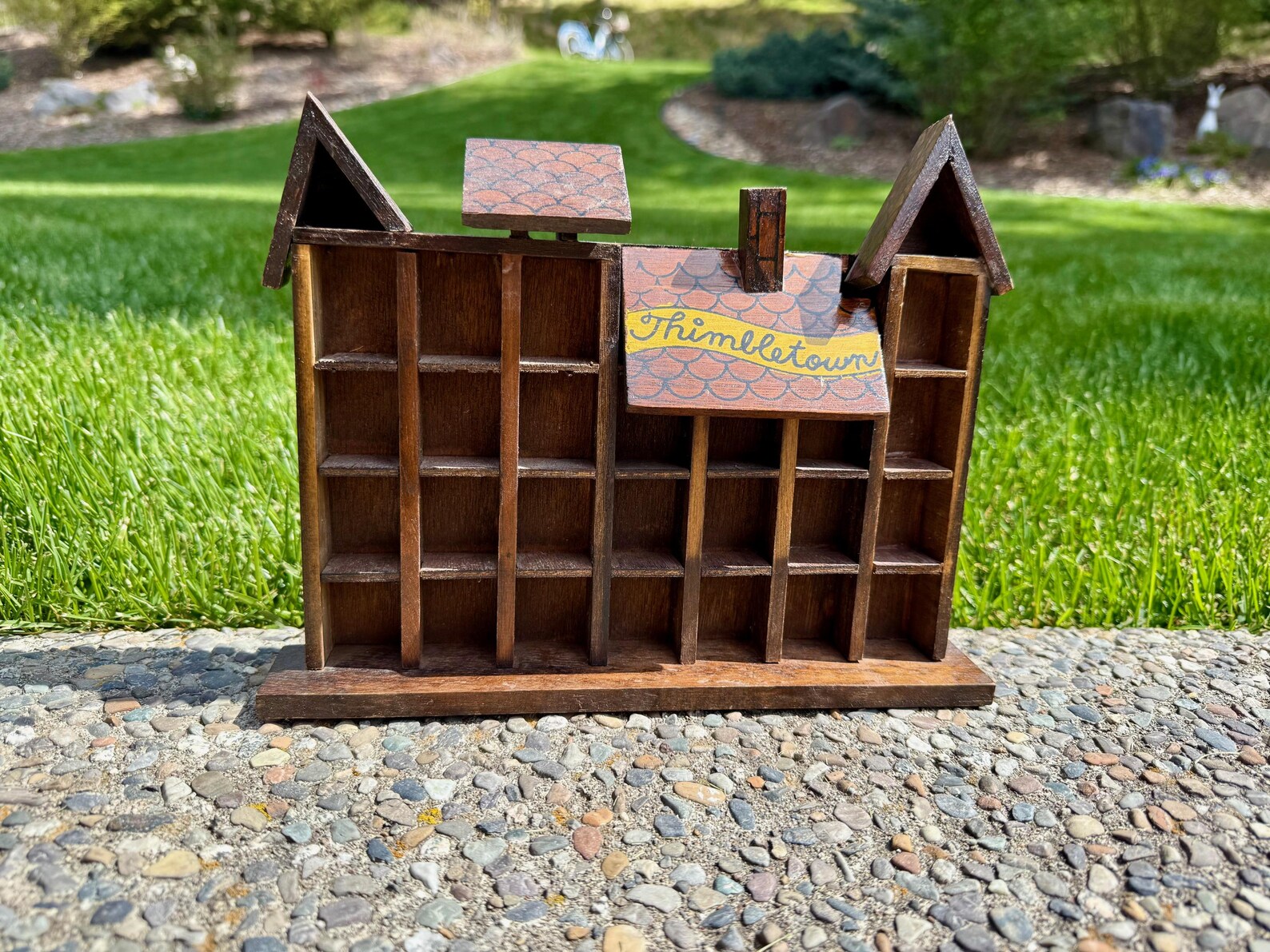 Thimbletown, House Shaped Thimble Holder House for Wall, Holds 25 ...