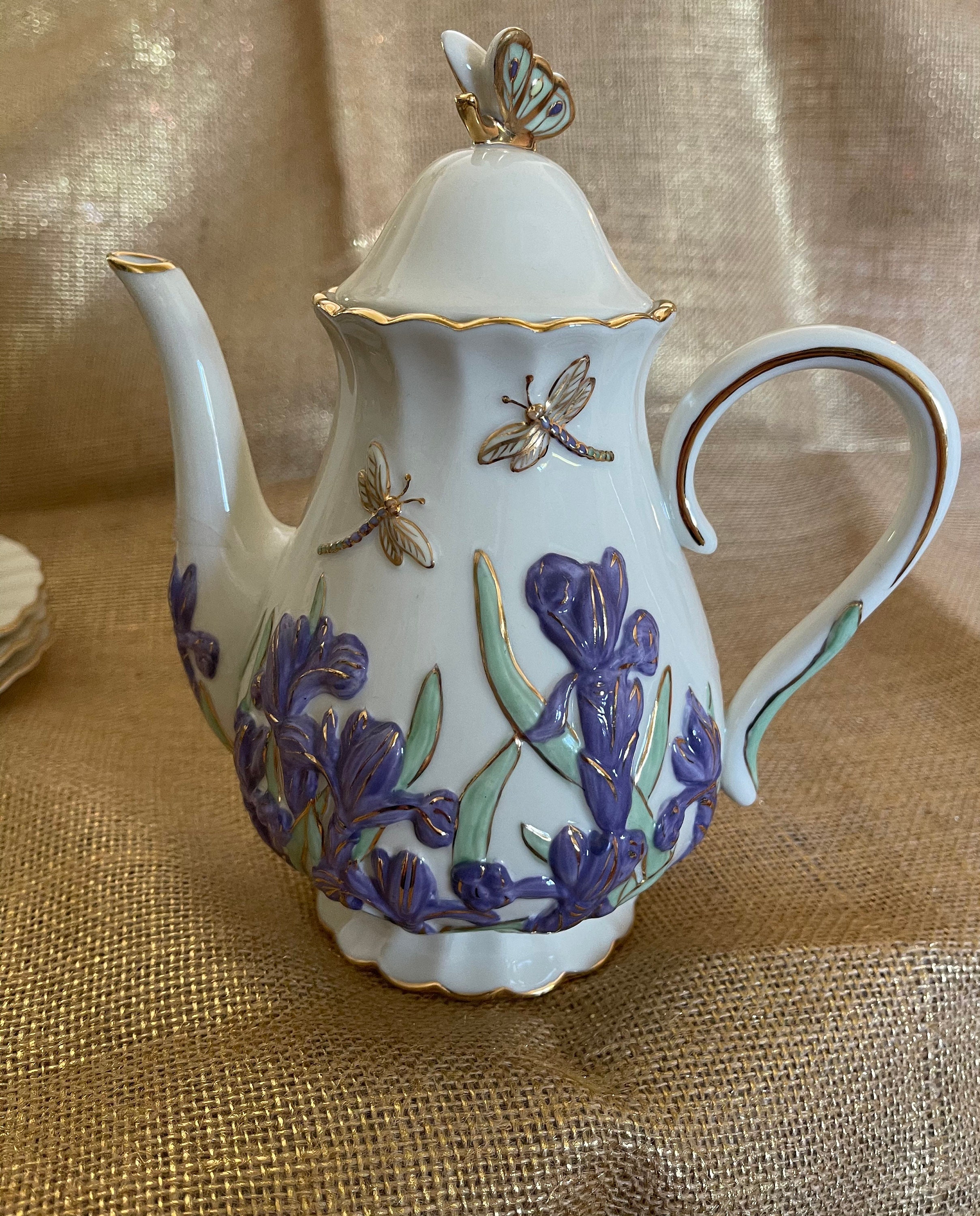 Lenox The Springtime Splendor Tea Set 10 Pc. by Parvaneh | Etsy