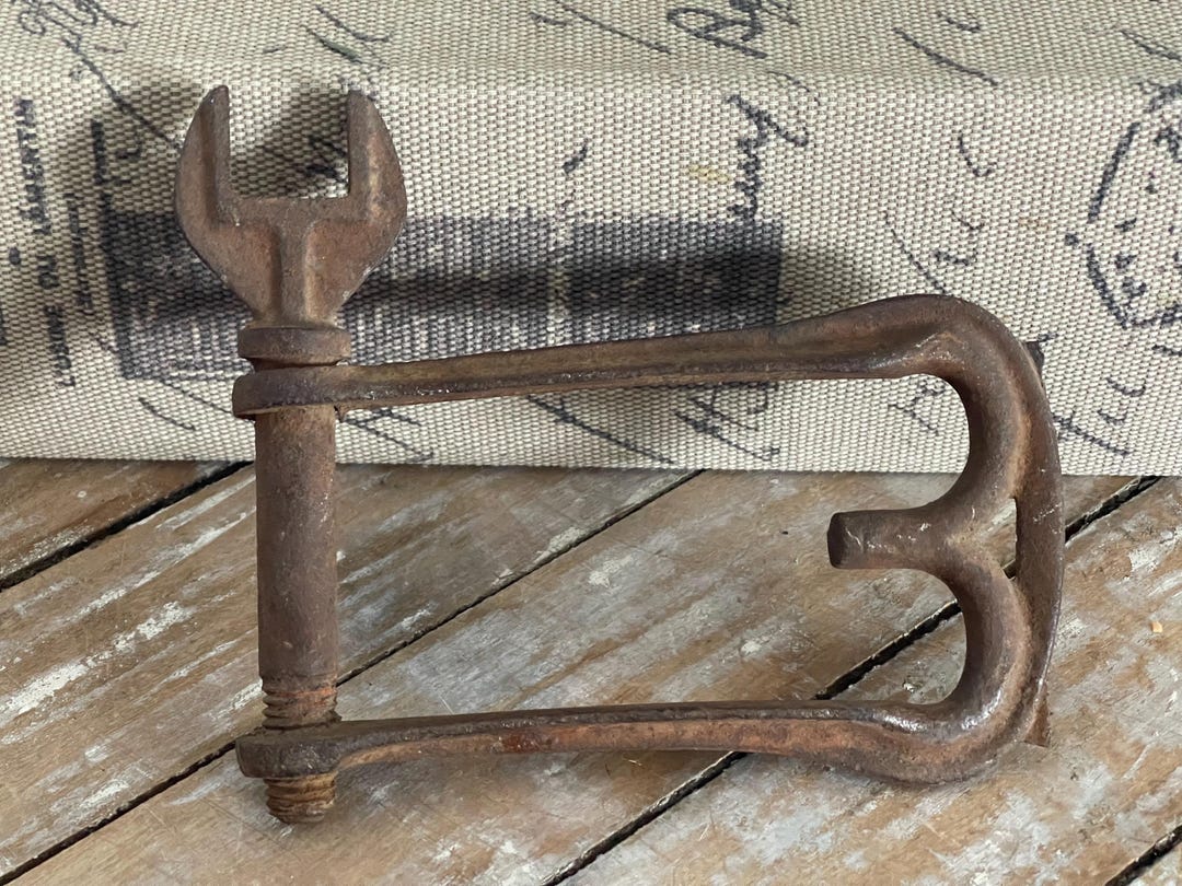 Rare, Antique, Horse Drawn, Plow CLEVIS With Open-end Wrench Pin ...