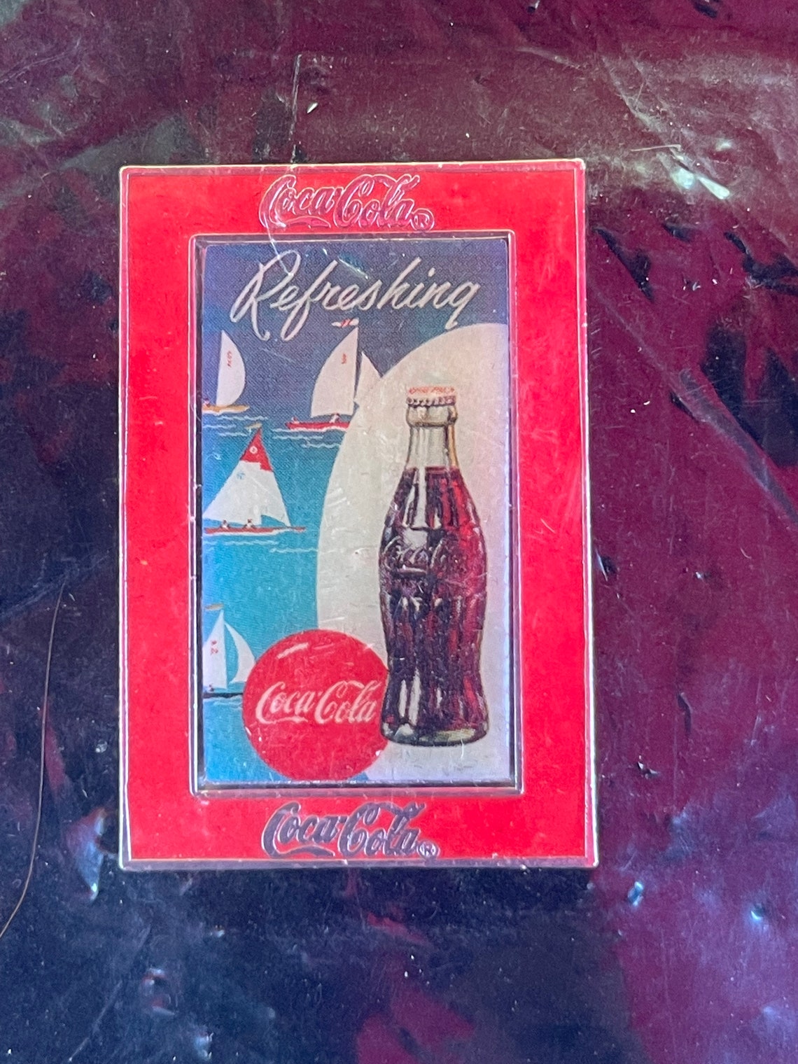 Coca-cola Lapel Pins Set of 4. Enameled Metal Pins From 1998 - Etsy