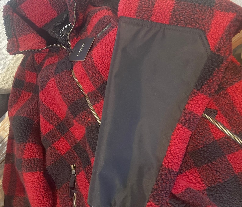 Filson, Hawks Point Sherpa Fleece Jacket, Large, Buffalo Plaid, New - Etsy