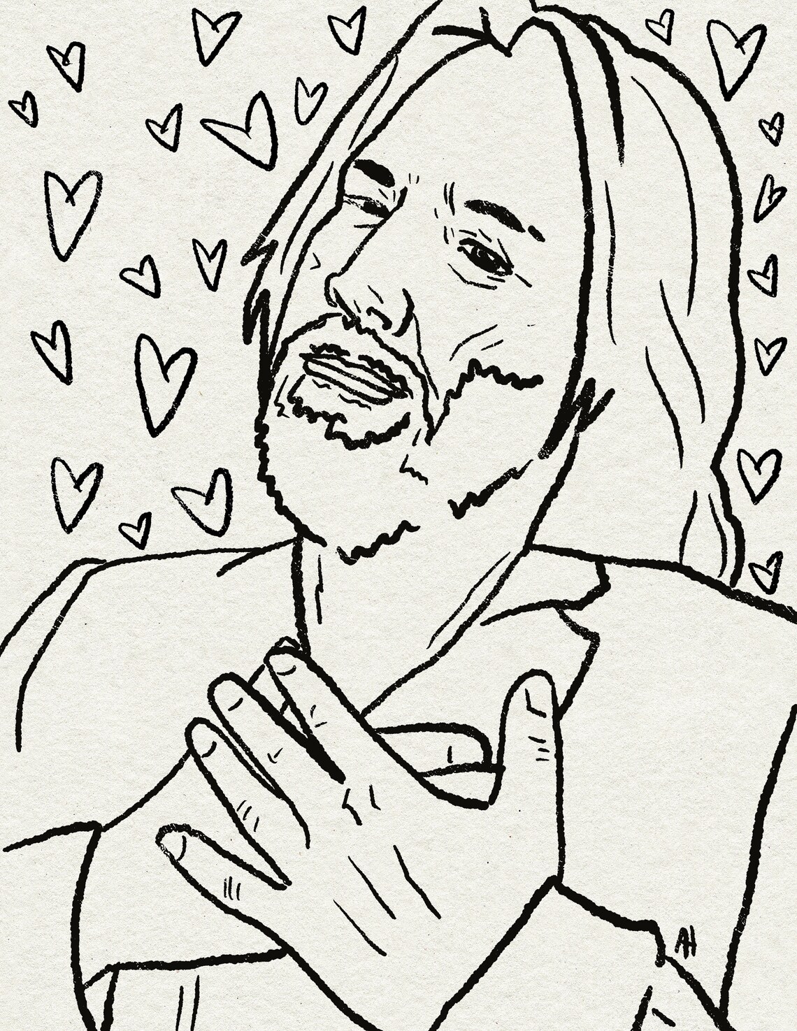 Color Me Keanu Coloring Book Keanu Reeves Coloring Book - Etsy