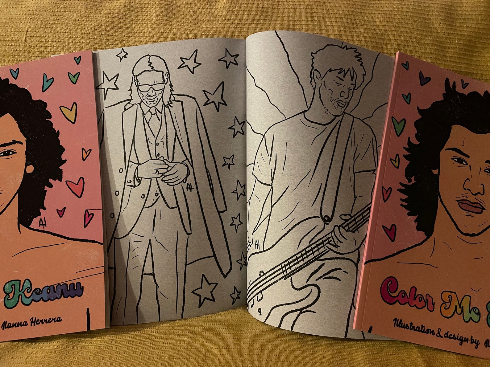 Color Me Keanu Coloring Book Keanu Reeves Coloring Book - Etsy