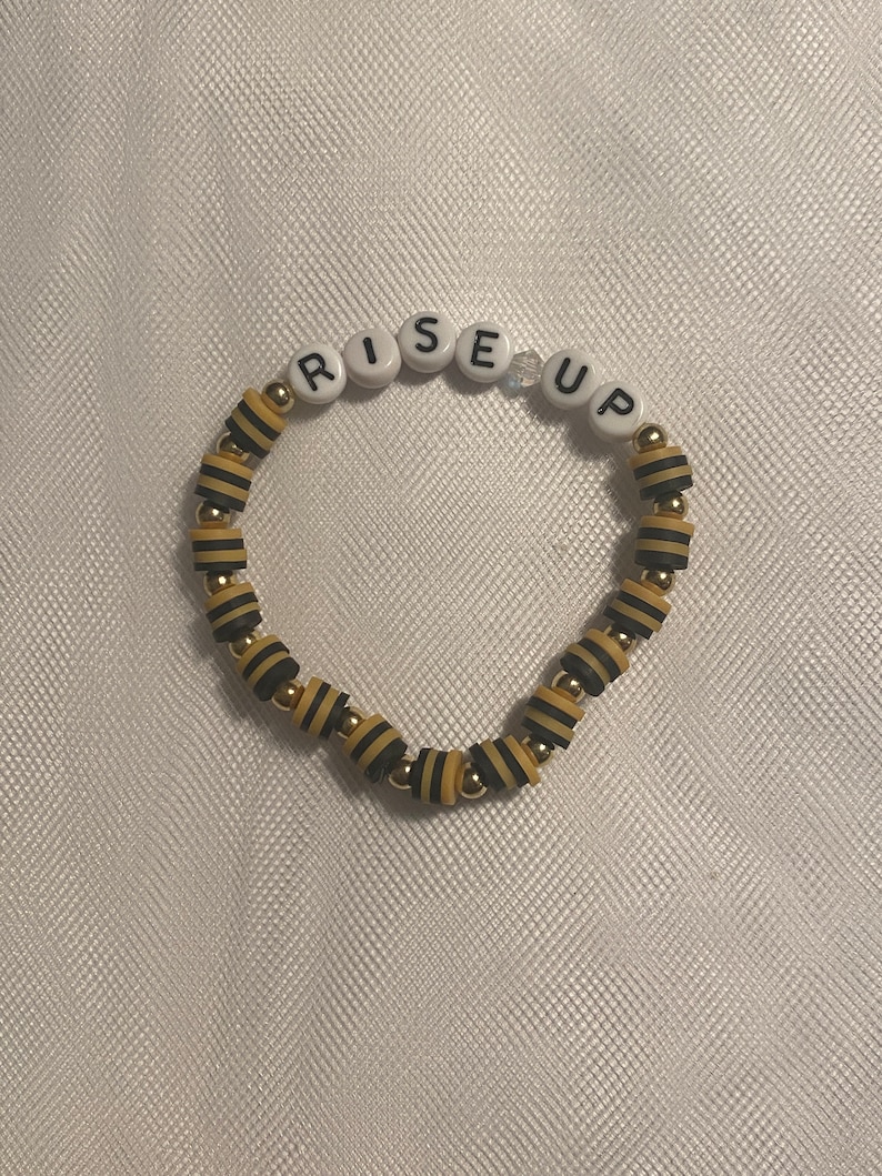 Hamilton Musical Rise up Beaded Bracelet • Beaded Letter Bracelet ...