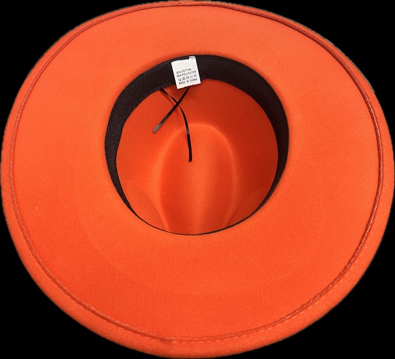 Unisex Flat Wide Brim Warm Felt Fedora Hat Retro Style Panama Hat ...