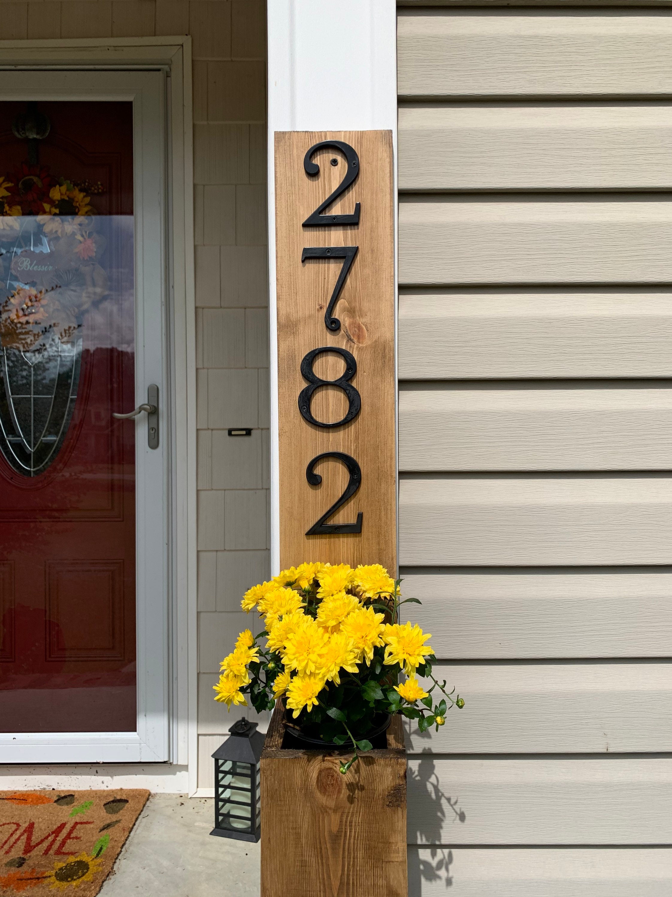 Address Flower Planter - Etsy