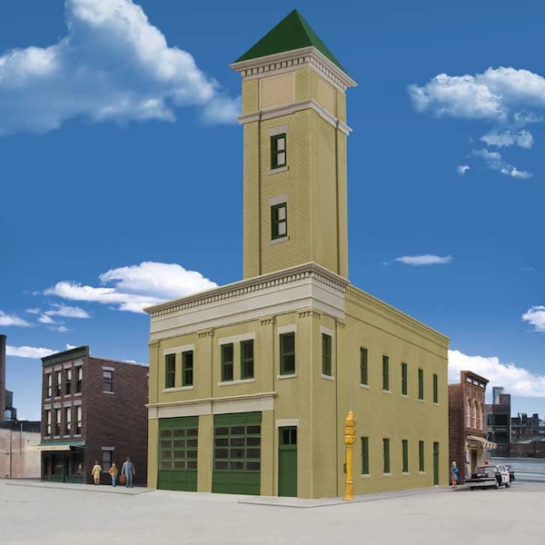 Ho Scale Fire Station - Etsy