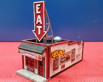 Ho Scale Restaurant - Etsy