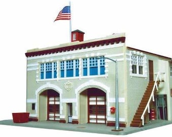 Ho Scale Fire House | Etsy