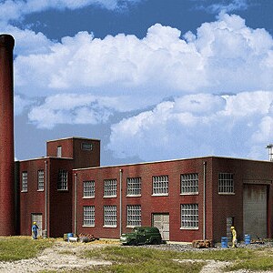 Walthers Cornerstone 1/160 N Scale MACHINE SHOP Railroad Terminal ...