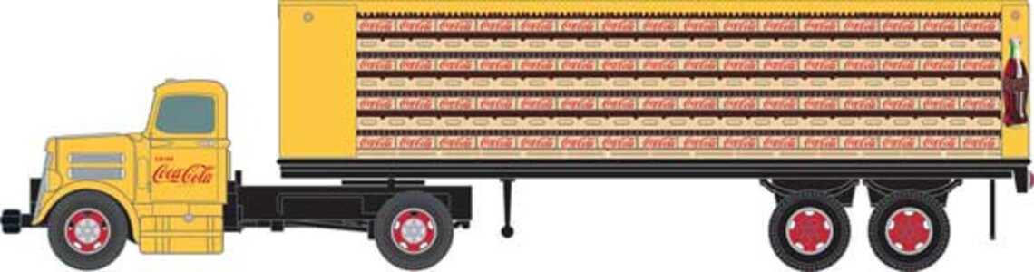 Classic Metal Works 1/87 HO Scale Coca-cola White WC22 Tractor - Etsy
