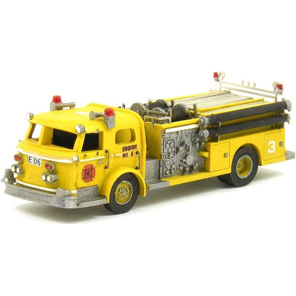 Metal N Scale Fire Truck - Etsy