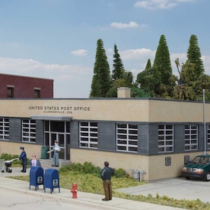 Walthers Cornerstone 1/87 HO Scale Brick United States Post Office USPS ...
