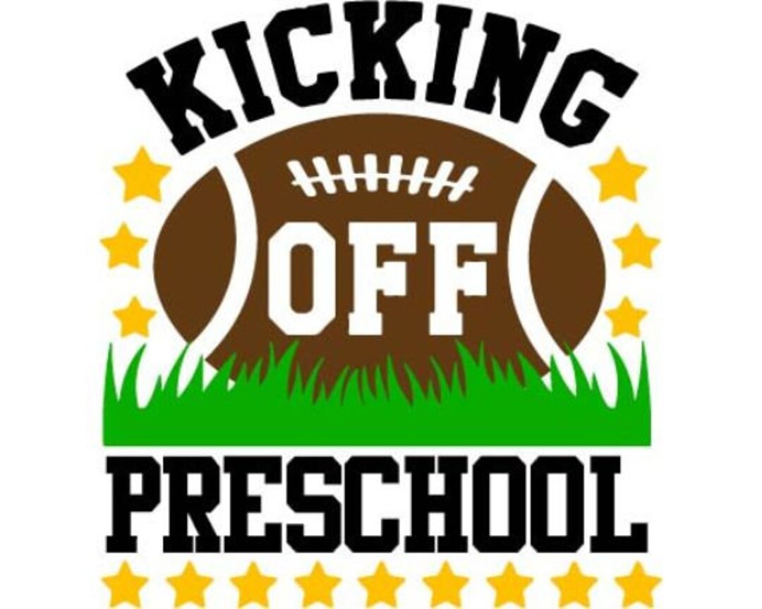 Kicking off Preschool Print, Kicking off Preschool Heat Transfer ...