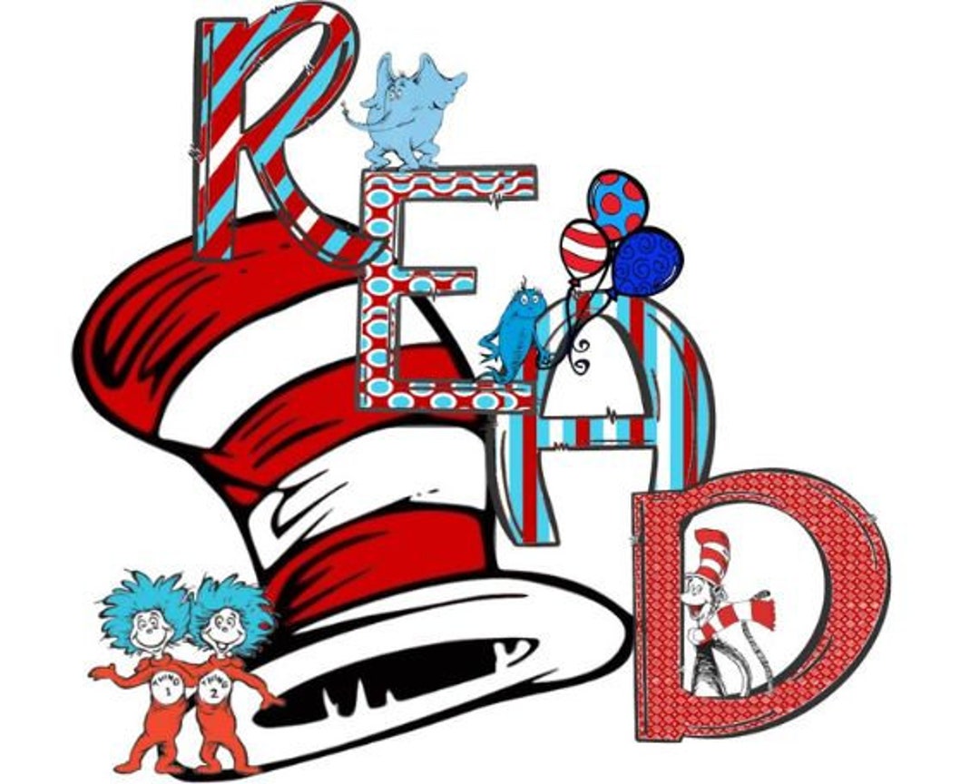 Dr. Seuss Transfer, Dr. Seuss READ Transfer, Dr. Seuss Heat Transfer ...