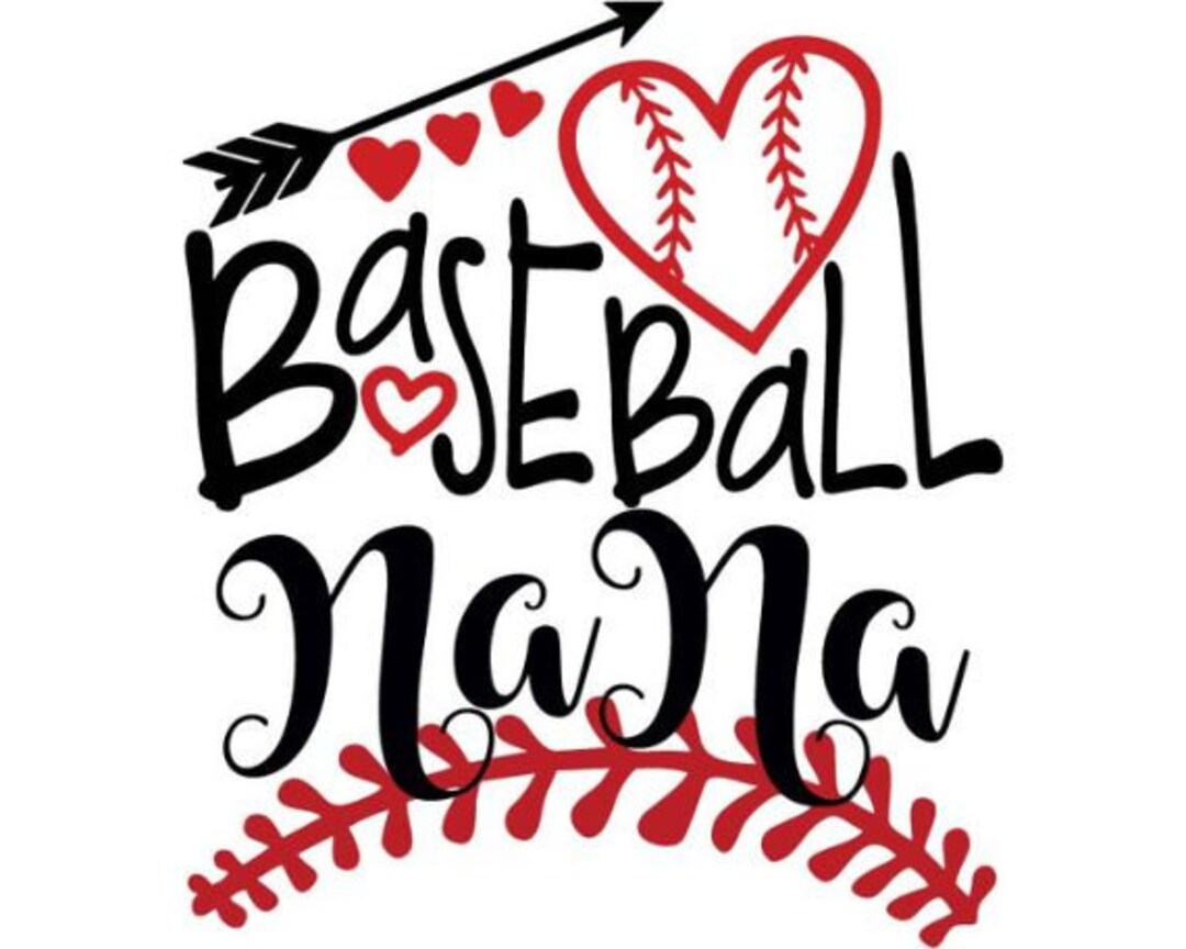 Baseball Nana Transfer, Baseball Nana Heat Transfer, Baseball Nana Heat ...