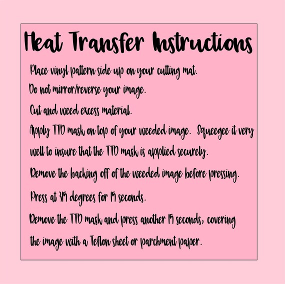 Heat Transfer Quotes Procut Multimedia Heat Transfer Paper, Heat