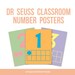 Dr. Seuss Classroom Poster Pack: Alphabet, Numbers, Library (digital ...
