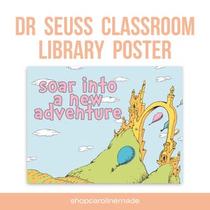 Dr. Seuss Classroom Poster Pack: Alphabet, Numbers, Library (digital ...