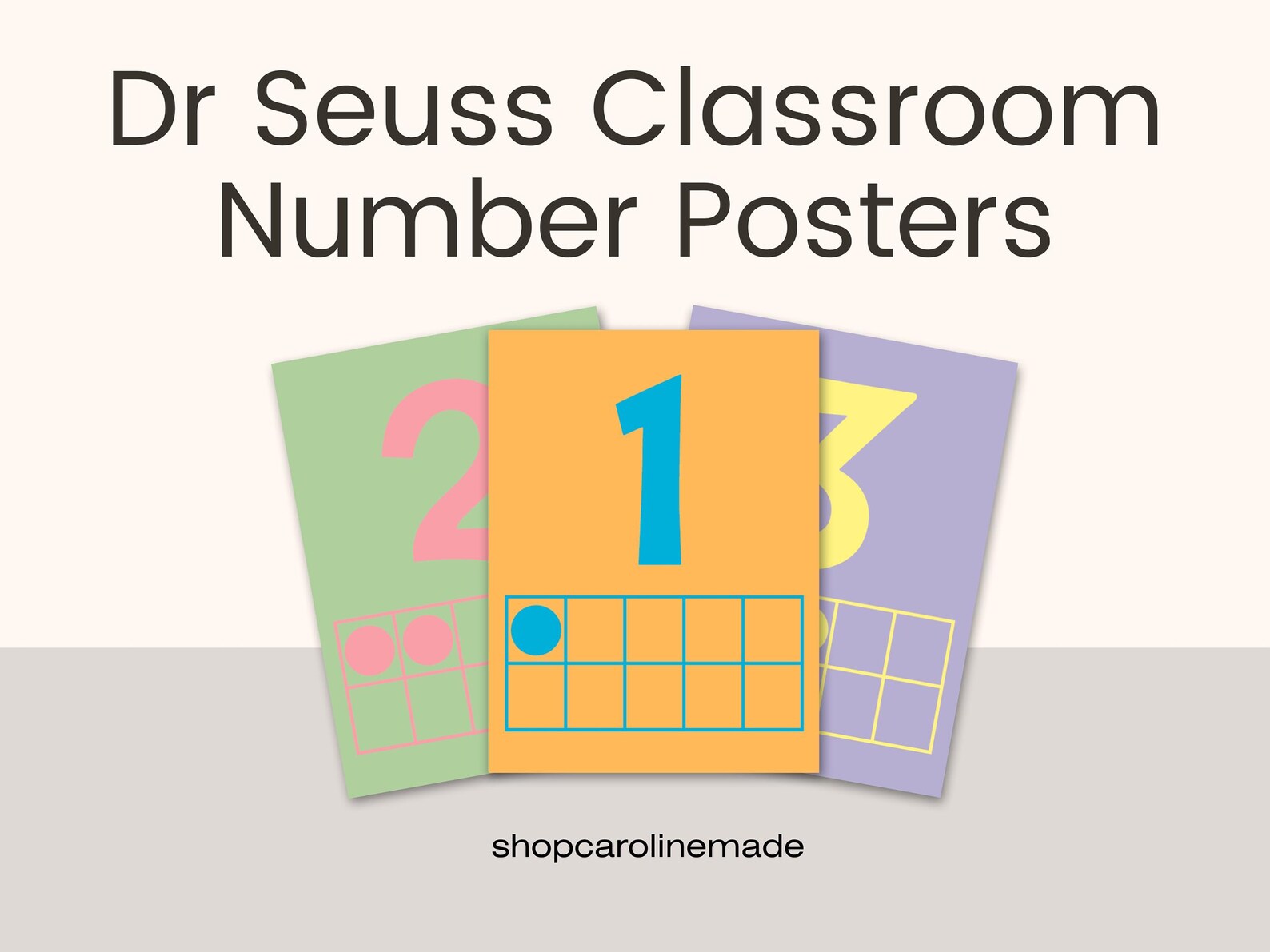Classroom Number Posters Dr Seuss Classroom Oh the Places You'll Go ...