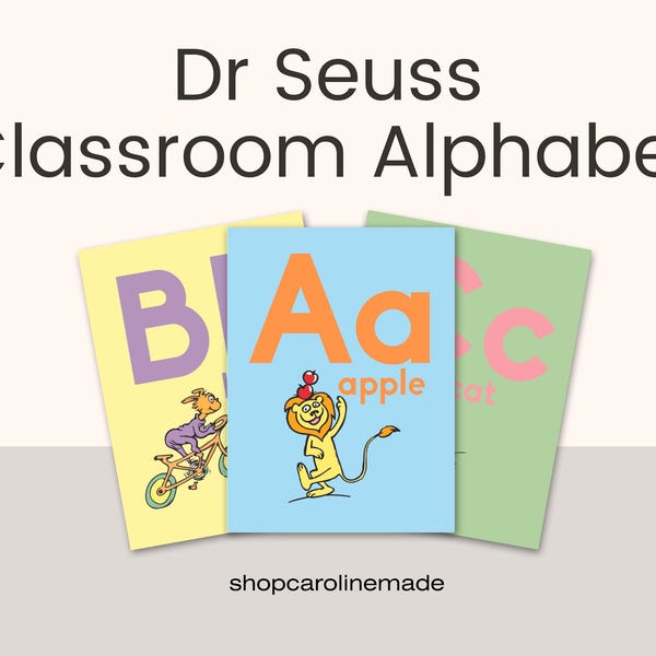 Dr Seuss Poster - Etsy