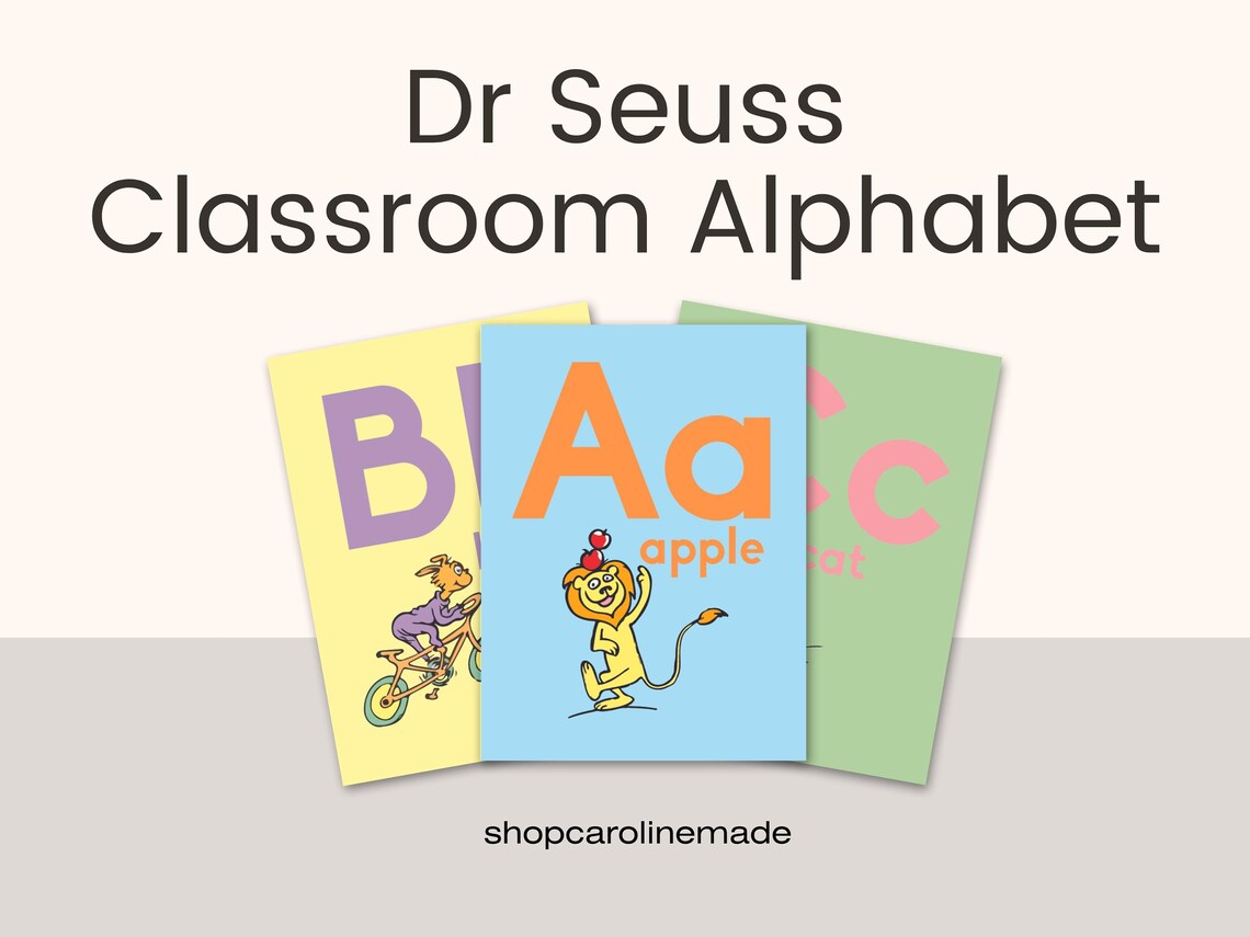 Dr Seuss Classroom Poster Pack Oh the Places You'll Go Classroom ...