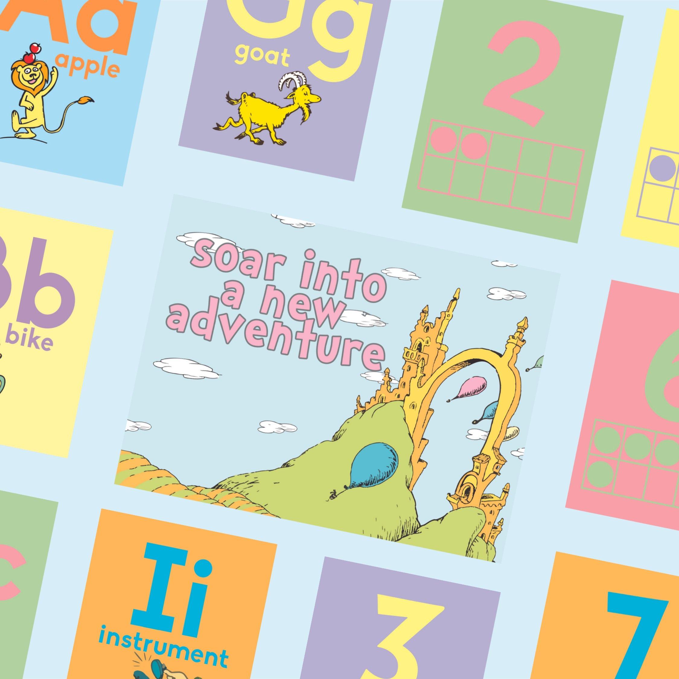 Dr. Seuss Classroom Bundle: Alphabet, Numbers, Library Poster, ABC ...