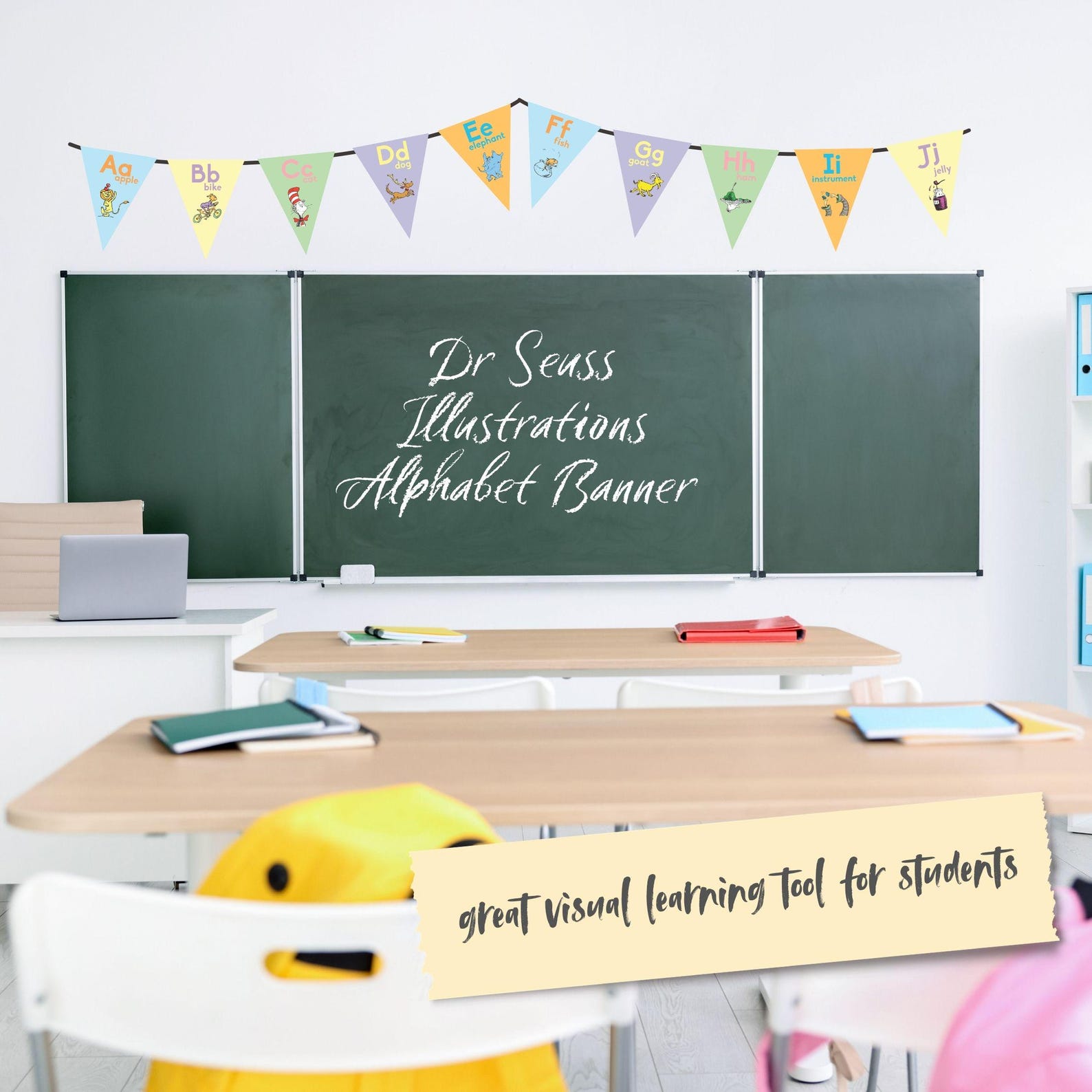 Dr. Seuss Classroom Bundle: Alphabet, Numbers, Library Poster, ABC ...