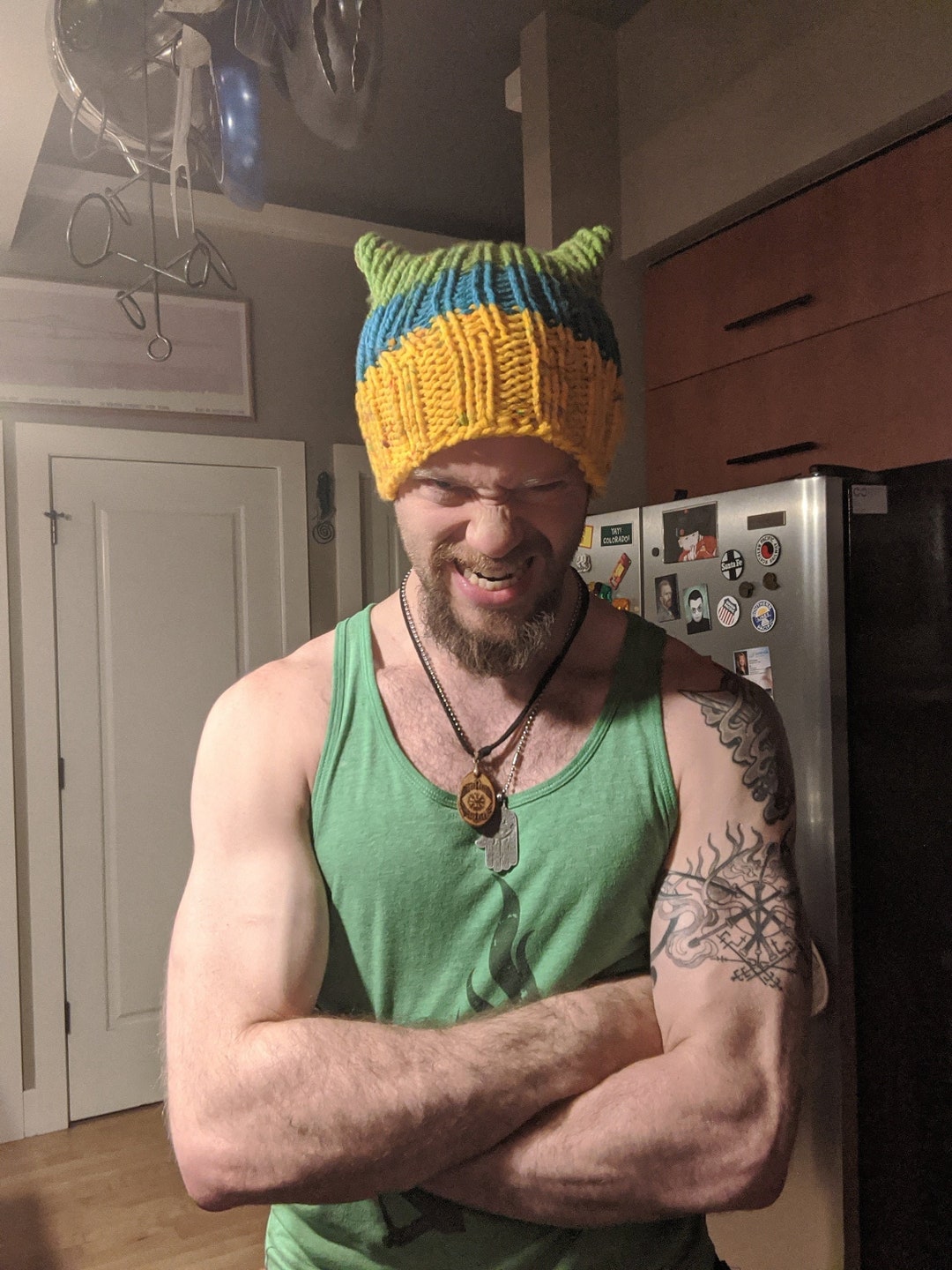 Horned Hat - Etsy